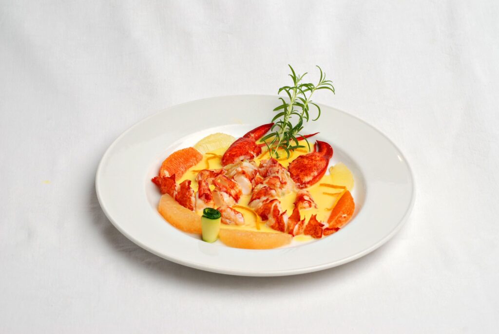 Gaspé-style lobster with warm citrus | A WAVE OF FLAVOURS
